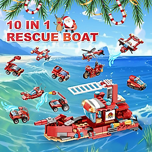 Advent Calendar 2023 Kids 24 Days Building Blocks Toy Set Christmas Countdown Calendar Toys Gifts for Boys Girls 3+ Years Old