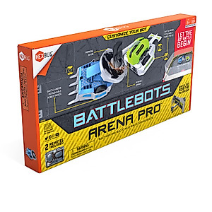 HEXBUG BattleBots Arena Pro, Remote Control Robot Toys for Kids with Over 100 Configurations, STEM Toys for Boys & Girls Ages 8 & Up, Batteries Included