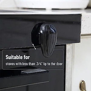 Mr. Pen- Oven Lock Child Safety, 1 Pack, Black, Heat-Resistant Oven Lock, Stove Child Proof, Stove Baby Proof, Stove Locks Child Safety, Oven Baby Proofing, Oven Safety Locks for Babies