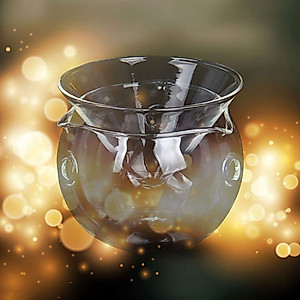 Yardwe Salad Serving Bowl Ramekins Dishes Salad Container Cold Dip Container Glass Container Clear Glass Bowls Nut Dish Salad Display Bowl Dip Bowls Food Cooking Vegetable Bowl