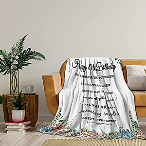 80th Birthday Gifts for Women/Men, Best 80th Birthday Gifts Ideas, Best Birthday Gifts for 80th, 80th Birthday Gifts for Dad/Mom, Happy 80th Birthday Gifts for Parents/Grandparents, Blanket 60X50in