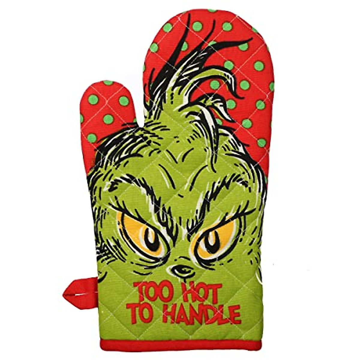 Grinch Work in Progress 2-Piece Oven Mitt & Spatula Set
