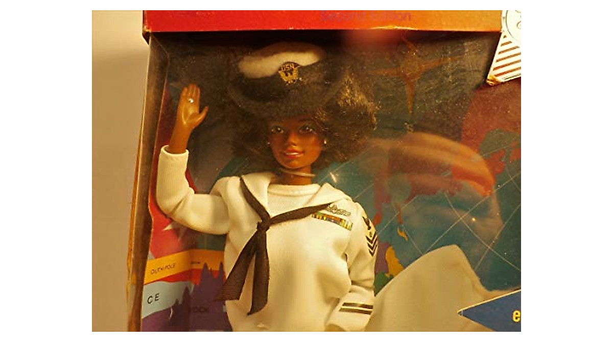 African American Navy Barbie Special Edition - Collectible & Inspiring Doll