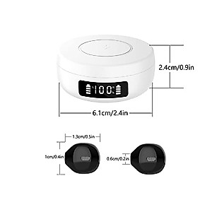 #6Y19wi X6 5 1 Semi in Ear Mini Sports Headphone Wireless Charging Pad for 13 Display Earphone