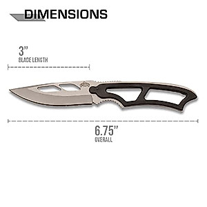 MASTER USA Mu-1123Sd Tactical Neck Knife 6.75-Inch Overall