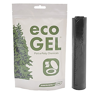 Emergency Zone Eco Gel and Liner Refill Set. Pack of 2