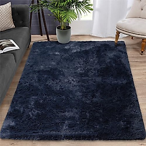 COZYLOOM 8x10 Area Rugs for Bedroom Plush Rug Fuzzy Rug Living Room Rugs Non-Slip Rug for Living Room Bedroom Dining Room Office