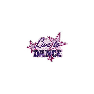 Tervis Live to Dance Made in USA Double Walled Insulated Tumbler Cup Keeps Drinks Cold & Hot, 10oz Wavy - Pink Lid, Sequins
