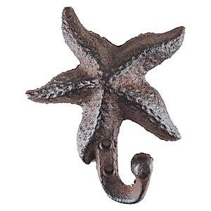 Iron Starfish Hook, Set of 2