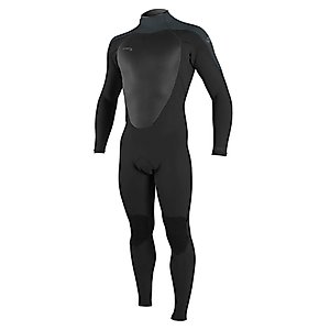 O'Neill Epic 4/3 mm Back Zip Full Wetsuit Black/Gunmetal/Black 2XL (6'0"-6'2", 210-230 lbs)