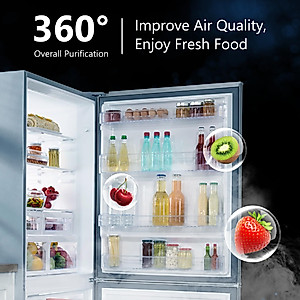 4 Pack Refrigerator Air Filter Replacement for Frigidaire FRGPAAF2 PureAir AF-2 Air Filter Compatible with Frigidaire FRFC2323AS, FRFC232LAF, FRFC233LAF, FRFG2323AF, FRFN2823AS Fridge