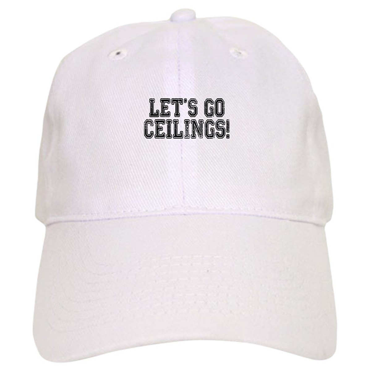 CafePress Ceiling Fan Costume Cap Unique Adjustable Baseball Hat White