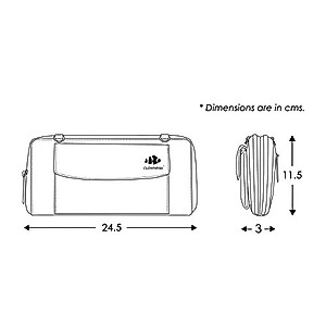 The Clownfish Vegan Leather Wallets for Women Ladies Purse Handbag Clutch Bag-Dark Brown