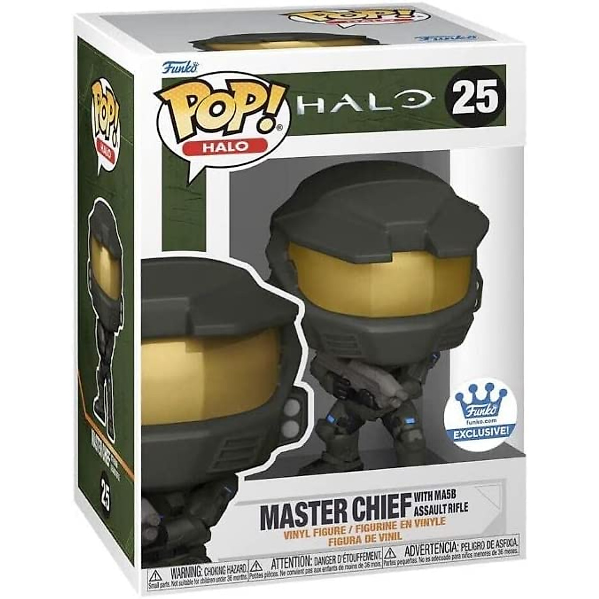 Funko POP! Halo | Master Chief – 25 | 20th Anniversary Funko Exclusive Protector and Box Include
