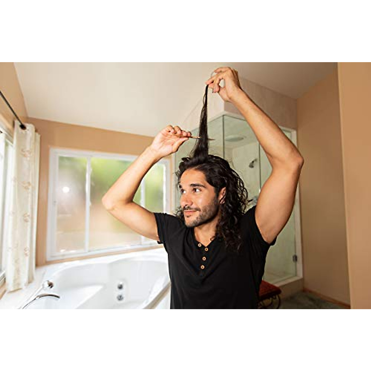 GranNaturals Wooden Rat Tail Comb - Hair Tool with Fine Teeth for Teasing Strands & Post Styling - Peach Rattail Wood Pick Handle for Sectioning & Parting - Perfect for Professional & Personal Use