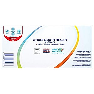 Colgate Total Toothpaste with Stannous Fluoride and Zinc, Multi Benefit Toothpaste with Sensitivity Relief and Cavity Protection, Deep Clean - 4.8 Ounce (Pack of 2)