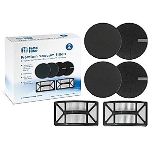 Fette Filter - Vacuum Filter Compatible with Bissell Rewind Pet Vacuum. Compare to Part # 1608225, 1601972 & 1604130. Combo Pack