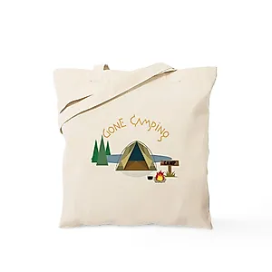 CafePress Gone Camping Tote Bag Canvas Tote Shopping Bag