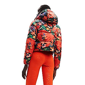 Desigual Women's Padded Short Overcoat, Material Finishes, XS