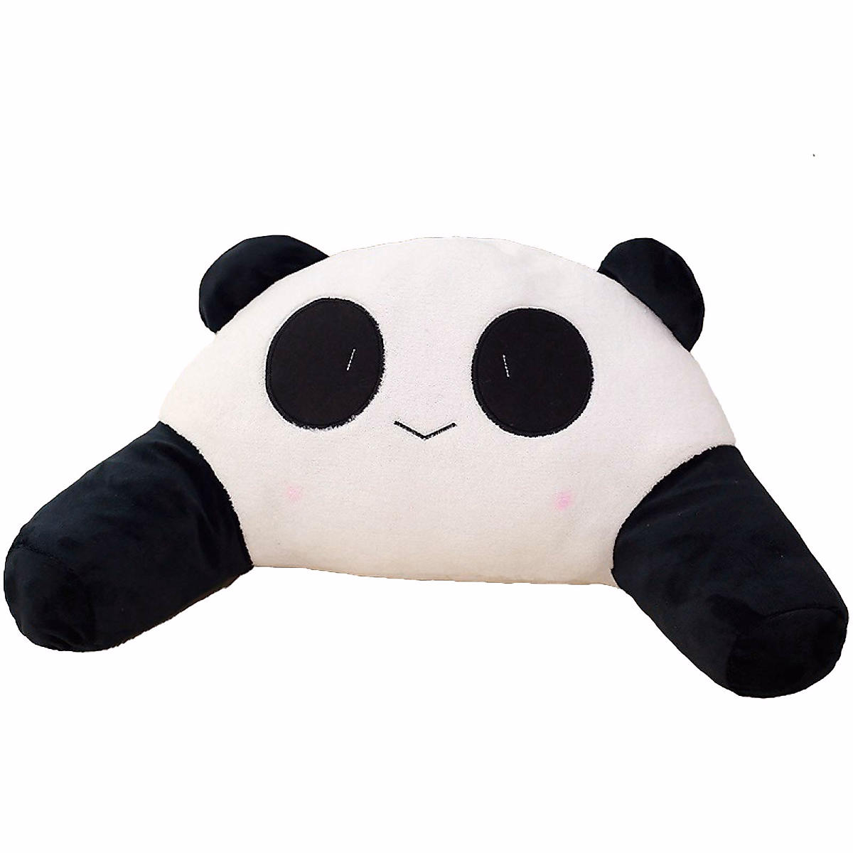 Fullbond Cute Panda Shape Car Seat Plush Lumbar Pillow for Car-Headrest Pillow Breathable Comfortable PP Cotton Suitable for Both Kids and Adults B1