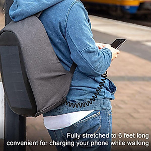ANDNOVA Coiled USB C to Lightning Cable, Type C to Lightning [MFi Certified] Fast Charging with iPhone 13/13 Mini 12 Pro Max/12/11 Pro/X/XR/XS Max/8/8 Plus, Supports Power Delivery