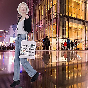 VAMSII Registered Dietitian Tote Bag Nutritionist Gifts for Women Nutrition Student Gifts Dietitian Thank You Gift Bags (Tote Bag)