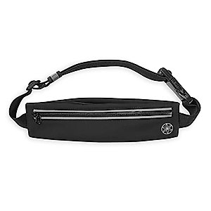 Gaiam Stash-It-Belt Running Pack Accessories Storage Belt Bag for Women and Men - Adjustable Belt with Moisture-Wicking Fabric - Lightweight Run Belt for Exercise & Fitness, Leisure and Travel