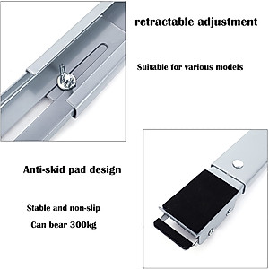 Retractable Washing Machine Base with Wheels Refrigerator Stand Portable Mobile Base for Various Home Appliances, Washing Machine Refrigerator Dryer Silver White Wheel