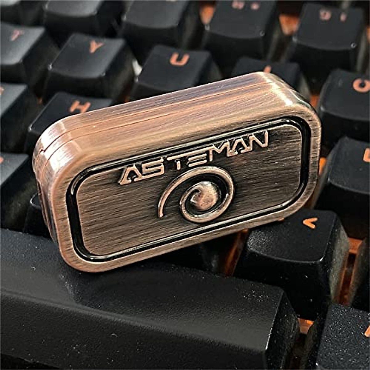 CP3 Fidget Slider EDC Adult Metal Fidget Toys ADHD Tool Anxiety Stress Relief Toys Fun Office Desk Toys Gifts for Boyfriend and Father (Vortex)