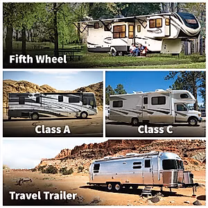 SnapPad XTRA (4-Pack) | Four-Point RV Leveling System Featuring 9” Round Jack Feet | Adds 61% Additional Surface Area For Stability, 5 lbs Per Pad & 11” Total Width | Must-Have RV Accessories