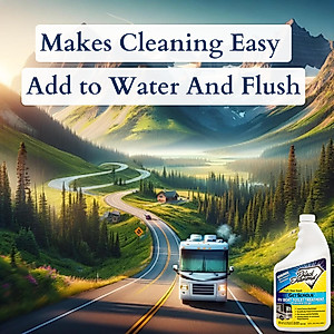 Black Diamond Stoneworks GET SERIOUS RV,Boat,Camper Chemical Toilet Holding Tank Treatment&Deodorizer.Works Faster Than Tablets or Packs in Grey&Black Water. Concentrated with Stress Relief Fragrance