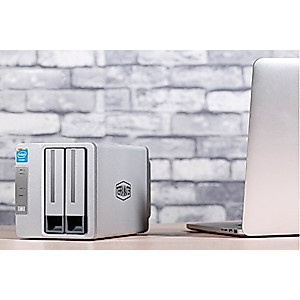 TERRAMASTER F2-221 NAS Storage 2Bay - Apollo J3355 Dual Core 2.0GHz 2GB Memory Plex Media Server Network Attached Storage, Diskless