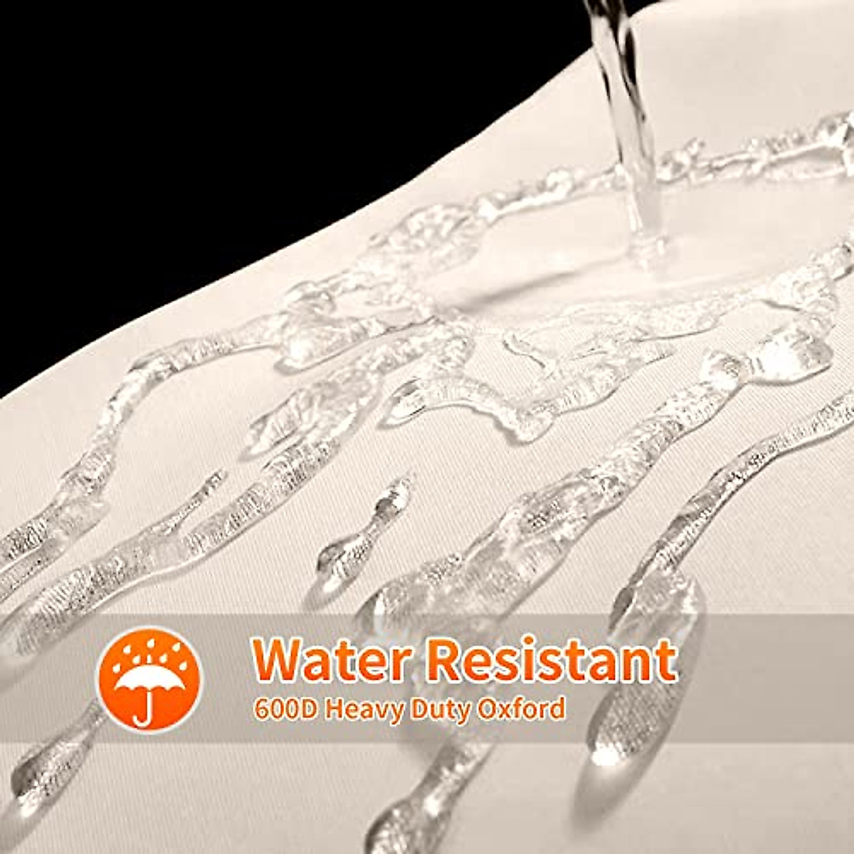 ZEJUN Outdoor Sofa Cover Waterproof, 600D Patio Couch Cover, 58" L x 28" D x 35" H, UV Resistant, Anti-fad, Dustproof Loveseat Sofa Cover for Patio Furniture, Porch loveseat, Lawn Bench Chairs