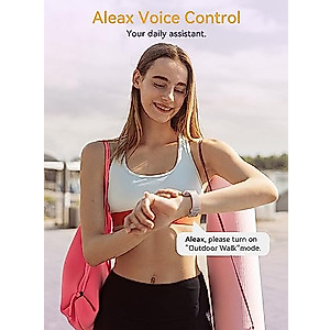 Quican Smart Watch for Women, Health Fitness Watch iPhone Android Compatible, Activity Tracker with Heart Rate/Sleep Monitor/Step Calorie Counter/1.95'' Screen, 100 Sports, IP68 Waterproof Watch