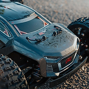 ARRMA RC Truck 1/8 Talion 6S BLX 4WD Extreme Bash Speed Truggy RTR (Battery and Charger Not Included), Black, ARA8707