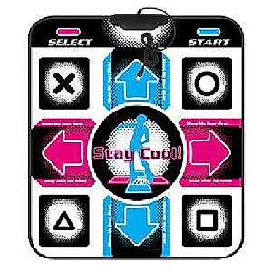Jinxuny USB Non-Slip Dance Gaming Mat Dancing Step Dance Mat Pad Compatible for PC Laptop