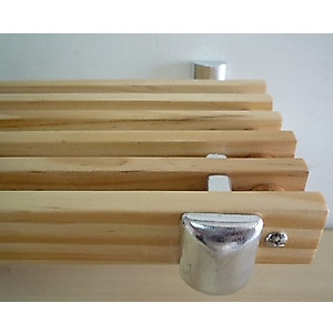 Cooks Standard Wall Mounted Wooden Pot Rack, 36 by 8-Inch