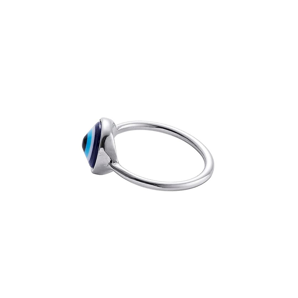 Ello Elli 1.5mm Stainless-Steel Evil Eye Ring (7)