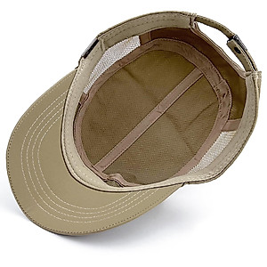 REDSHARKS Quick Dry Caps for Women Waterproof Hat for Men Running XL Beige Khaki