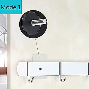 Vilihkc 10 pcs PVC Adhesive Nails Wall Poster Non-Trace Stick Wall Hook Durable Practical Transparent Strong Adhesive Screw Wall Nail