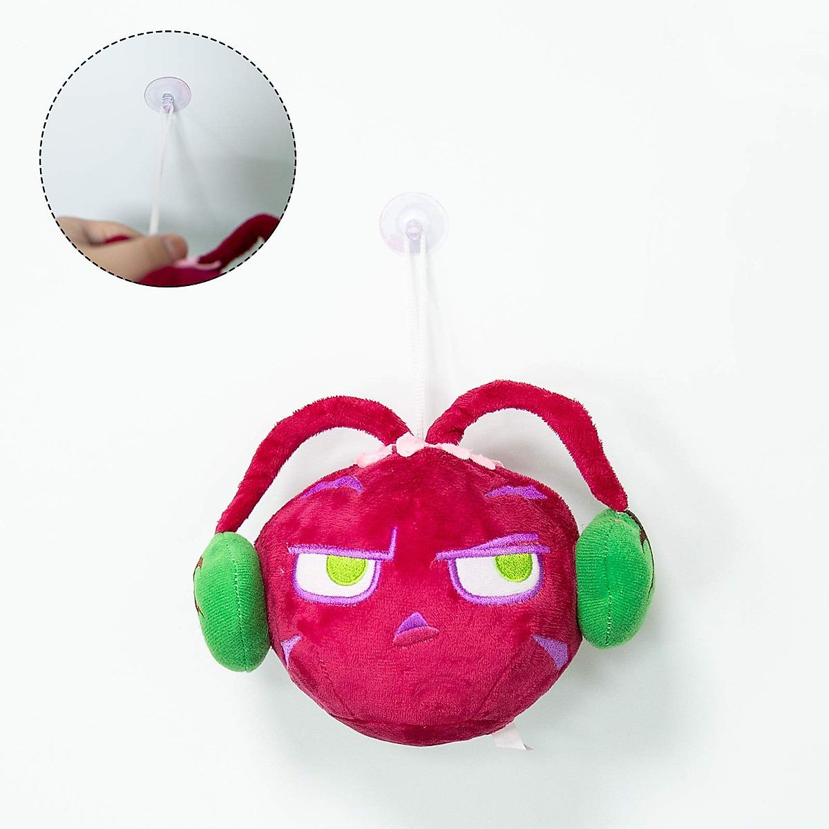 Maikerry 3 Pieces PVZ Plants 1 2 Figure Plush Toy, PVZ Stuffed Doll for Kids and Birthday