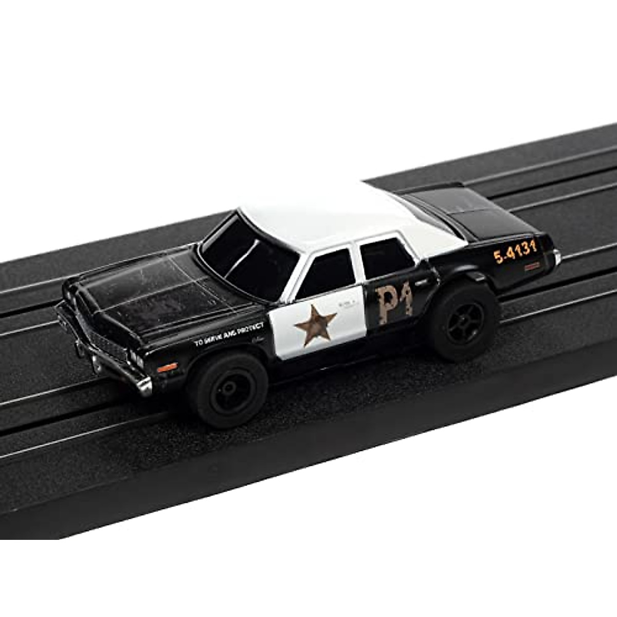 Auto World SC372-3 The Blues Brothers Bluesmobile 1974 Monaco HO Scale Electric Slot Car