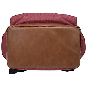 Targus Strata II College and Travel Laptop Backpack with Protective Sleeve for 15.6-Inch Laptop, Burgundy (TSB93603GL)