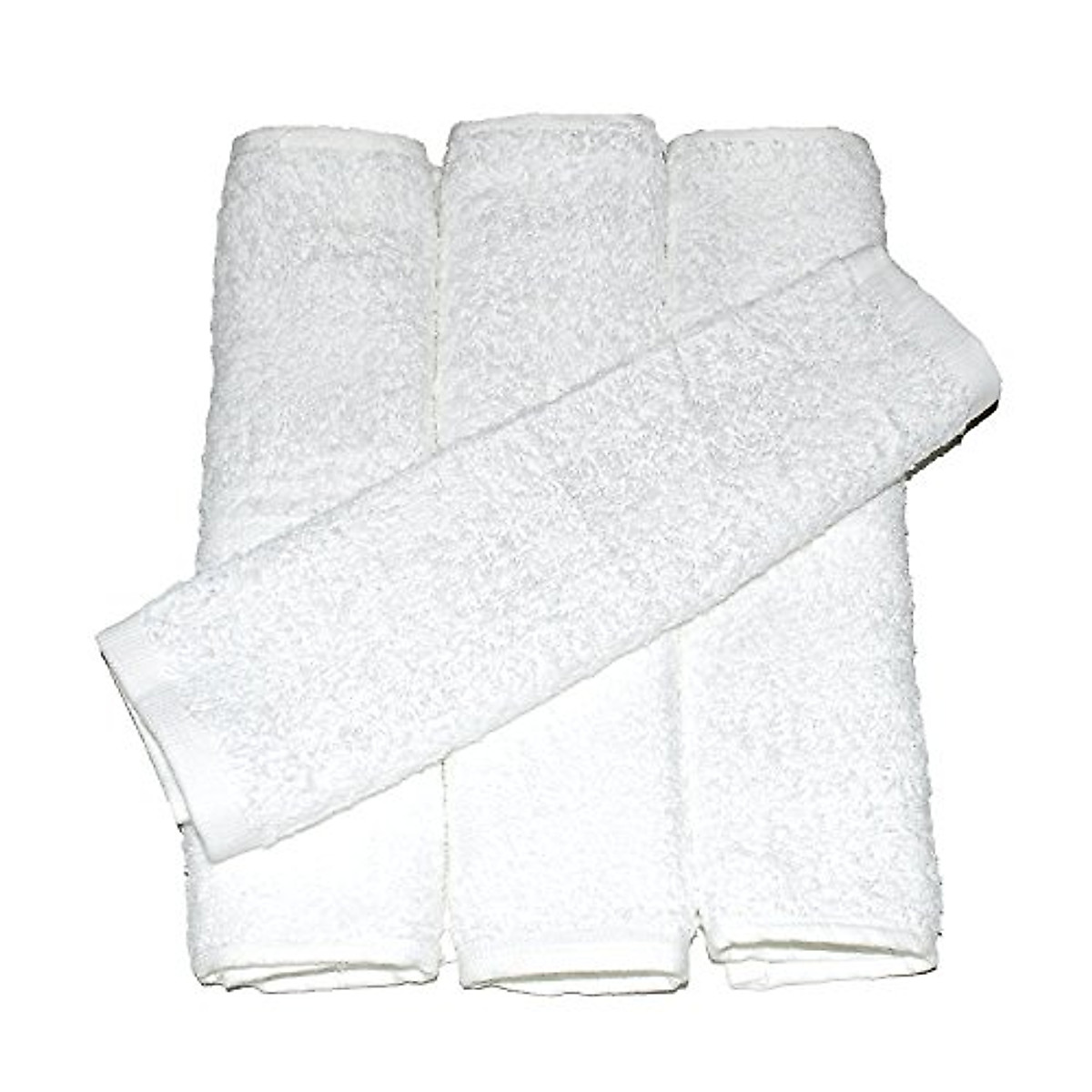 BC BARE COTTON 892-101-01 Washcloth, Set of 24, White