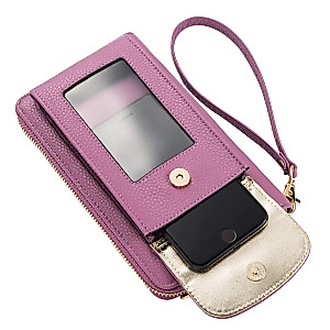 K.A RFID Small Wallet for Women Credit Card Holder with ID Window …