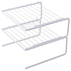Garneck Kitchen Storage Shelf Under Shelf Basket Wire Storage Racks Wire Storage Shelves Rack Multi- Functional Cabinet