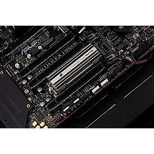 Corsair MP600 CORE 2TB M.2 NVMe PCIe x4 Gen4 SSD (Up to 4,950MB/sec Sequential Read & 3,700MB/sec Sequential Write Speeds, High-Speed Interface, 3D QLC NAND, Built-in Heatspreader) Aluminum