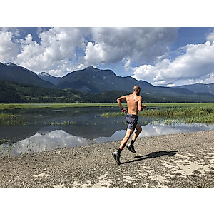 Swiftwick- PURSUIT FOUR Cycling & Trail Running Socks, Merino Wool (Black/Coal, Large)