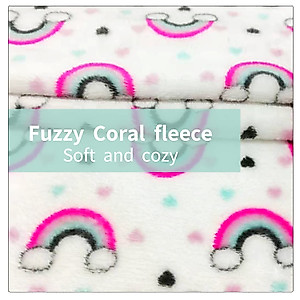 FINOHOPE Baby Blanket Plush Fleece with Security Blanket Snuggler Stuffed Animal Loveys for Boys and Girls, Green Unicorn