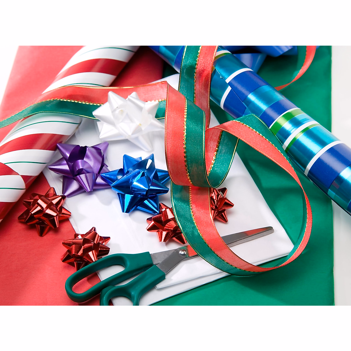 Iconikal Tissue Paper Assortment, 20 x 20-inches, 25 of Each: Red, Green, and White, 75-Sheets